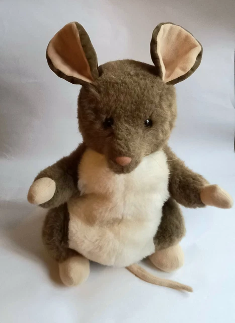RARE MERRYTHOUGHT VINTAGE Mouse/Rat Soft Toy Plush Pyjama Case VGC £39. ...
