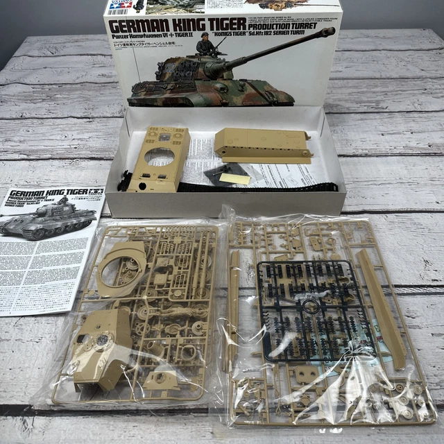 TAMIYA 1:35 GERMAN King Tiger Production Turret Model 35164 Factory ...