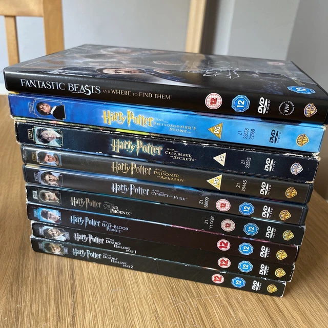 HARRY POTTER DVD 1-8 Complete Collection Daniel Radcliffe & Fantastic ...