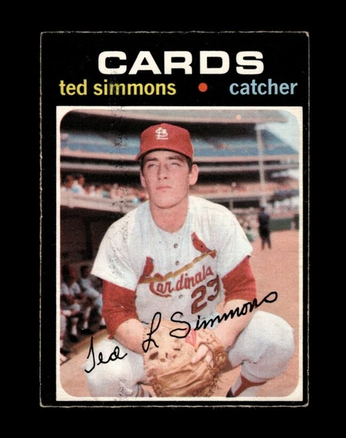 1971 O-PEE-CHEE SET-BREAK #117 Ted Simmons EX-EXMINT *GMCARDS* EUR 1,61 ...