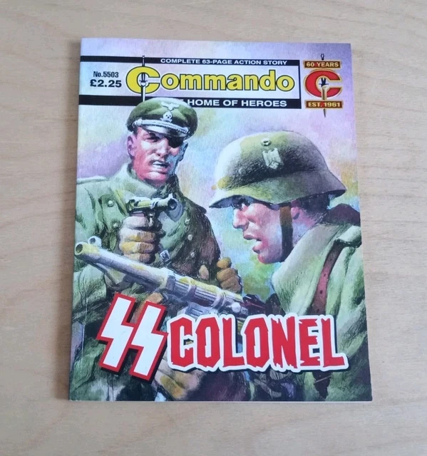 COMMANDO COMIC~SS COLONEL (5503) 60 Years £4.50 - PicClick UK