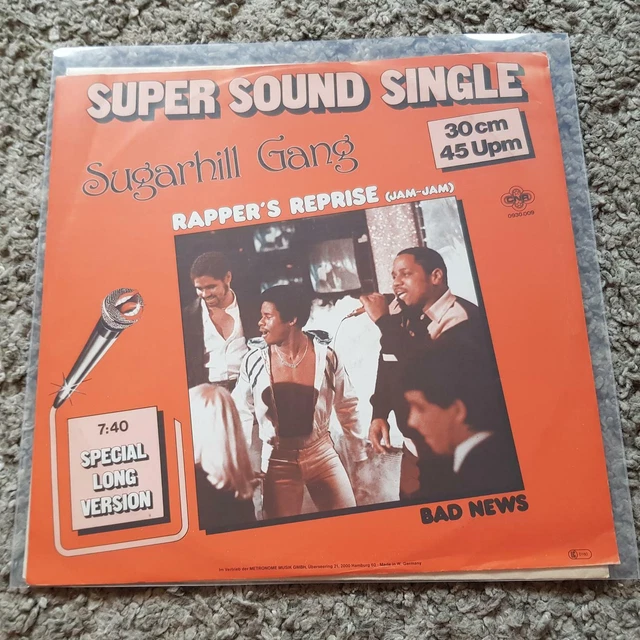 SUGARHILL GANG - Rapper's reprise Jam Jam 12'' Rap Vinyl Germany EUR 56 ...