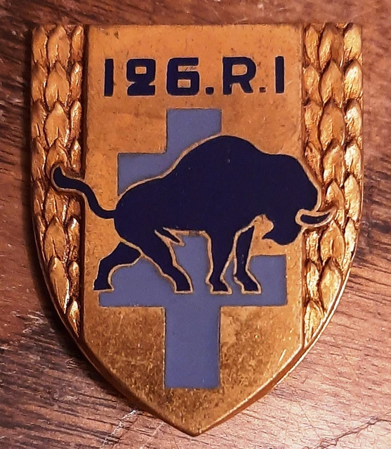 INSIGNE BADGE 126° RI BRIVE Régiment d’Infanterie ORIGINAL DRAGO ...
