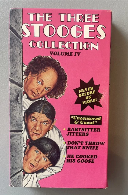 THE THREE STOOGES Collection Volume 4 (1990 Goodtimes VHS, Fully Tested ...