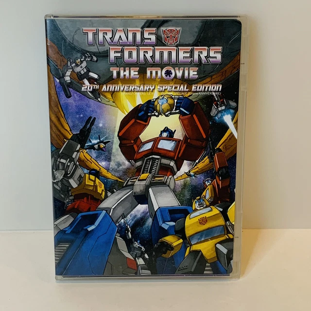 TRANSFORMERS THE MOVIE DVD 2-Disc Set 20th Anniversary Special Edition ...