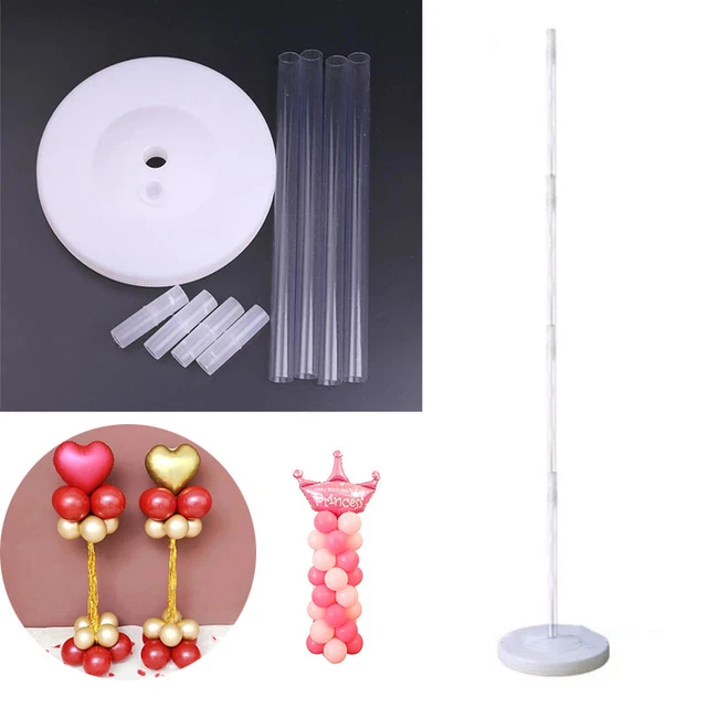 DIY BALLOON COLUMN Arch Base Pole Stand Display Rack Wedding Party ...