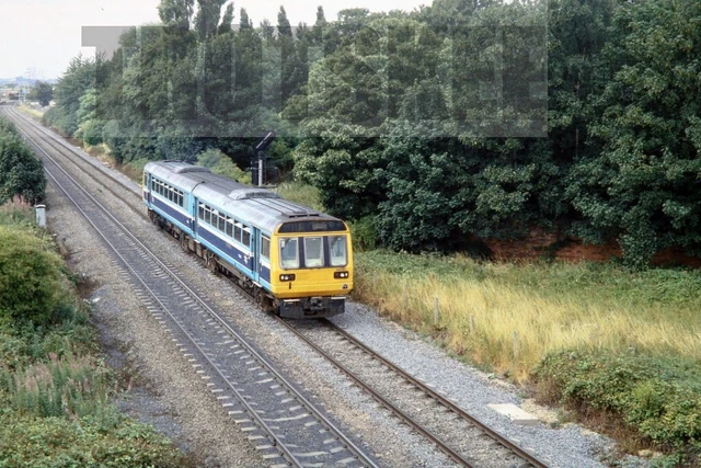 35MM SLIDE BR British Rail Diesel DMU Class 142 142092 Whitby Bridge ...