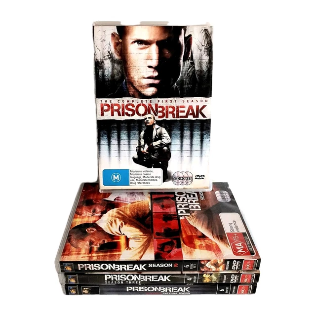 PRISON BREAK COMPLETE Seas Series 1-4 DVD Thriller Gift Set Wentworth ...