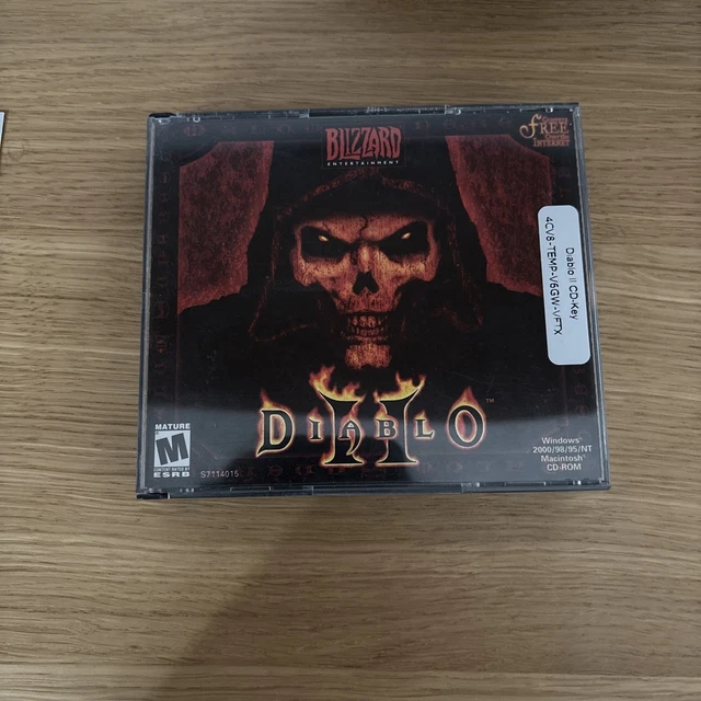 DIABLO II 2 (PC) Blizzard Entertainment - 3 Discs + Jewel Case & CD Key ...