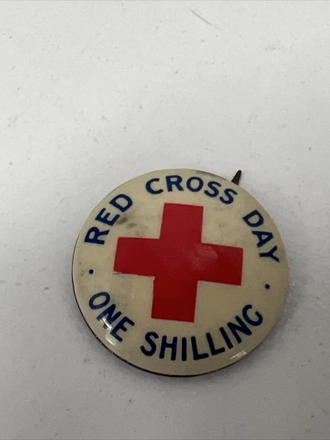 VINTAGE PIN BADGE Australian Red Cross Day Ww2 Fundraiser War Australia ...