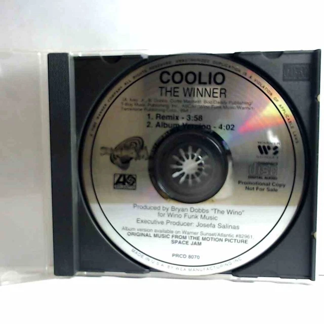 COOLIO - THE Winner (CD, Promo, États-Unis, 1996, Atlantique) AU279 EUR ...
