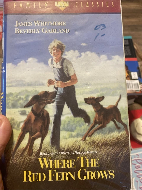 WHERE THE RED Fern Grows VHS 1991 UAV Gold Family Classics (Clamshell ...