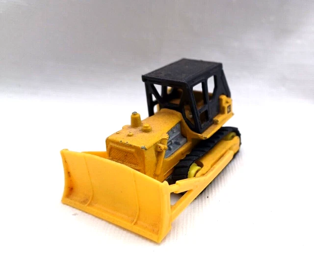 MATCHBOX NO. 64 Caterpillar Tractor Bull Dozer Yellow Die Cast $11.20 ...