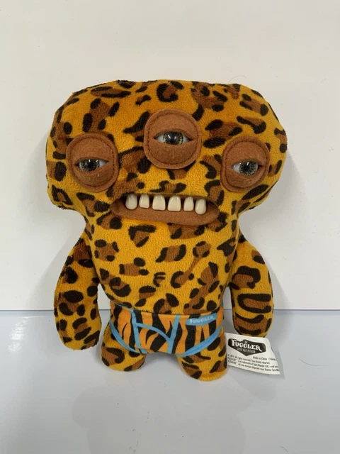 FUGGLER FUNNY UGLY Monster Budgie Fuggler Leopard Print 3 Eyed Annoyed ...