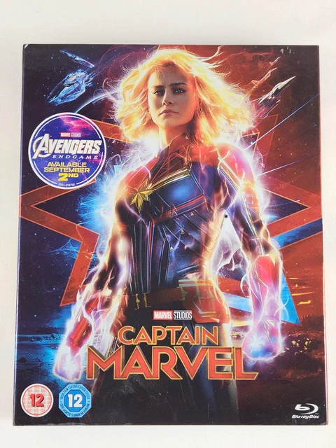 CAPTAIN MARVEL BLU-RAY With Slipcover - Region ABC - VGC - Mint Disc £5 ...
