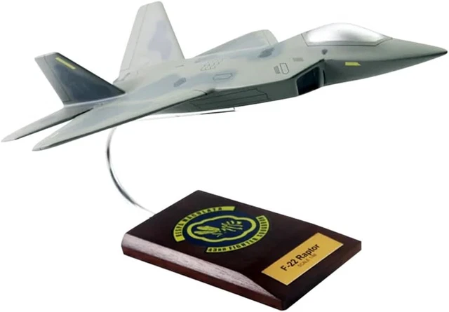USAF LOCKHEED BOEING F-22 Raptor 43rd FS Desk Top Display Model 1/48 SC ...