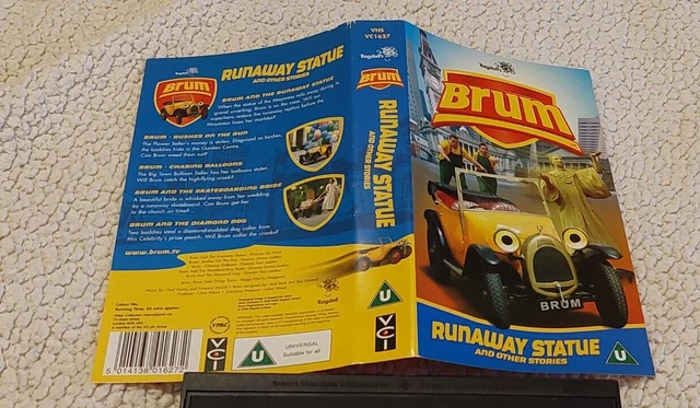 BRUM - RUNAWAY Statue - VHS VIDEO TAPE - Cult Classic $24.99 - PicClick AU