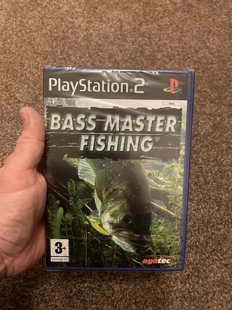PS2 BASS MASTER Fishing interactive fishing rod controller and game ...