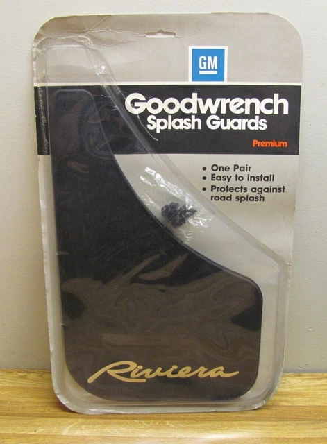 VTG ORIGINAL GM BUICK RIVIERA Goodwrench Splash Guards Mud Flaps NOS ...
