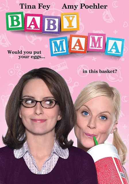 BABY MAMA (DVD) Tina Fey Amy Poehler Steve Martin Greg Kinnear Maura ...