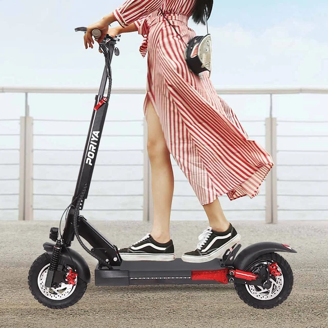 PORIYA ELECTRIC SCOOTER 2500W 70KM/H Off Road Foldable Adult E-Bike w ...