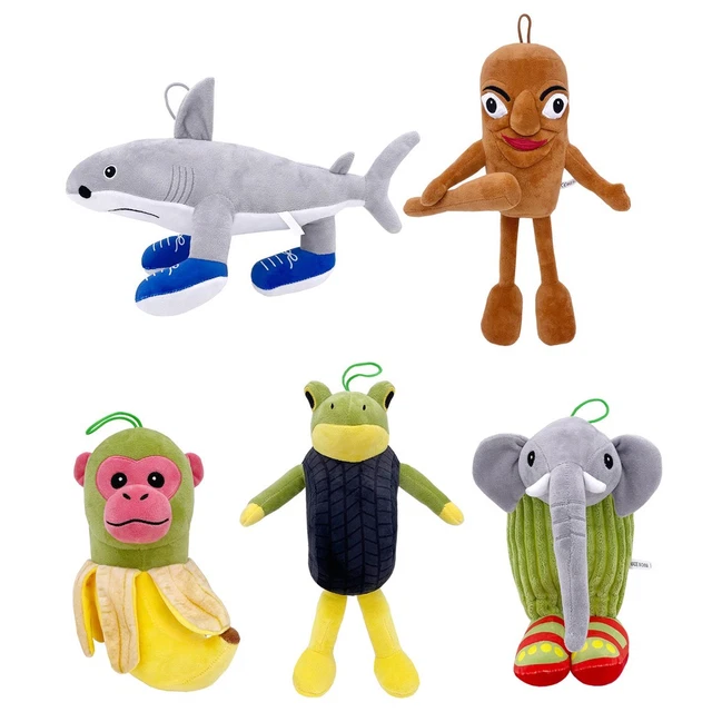 TUNGTUNG SAHUR SHARK Plush Toy With Short Fur For Kids Collection Gift ...