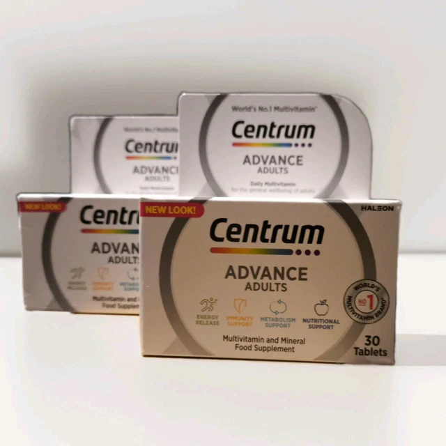 CENTRUM ADVANCE ADULTS Multivitamins 30 tablets (2 Pack) £12.94 - PicClick UK