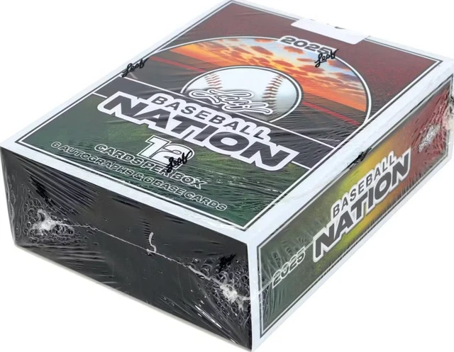 BRADEN MONTGOMERY 2025 LEAF BASEBALL NATION HOBBY CASE 12 BOX PLAYER ...