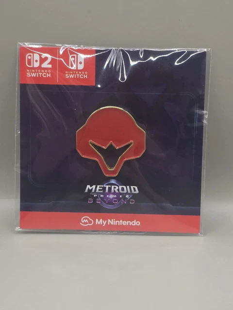 METROID PRIME 4 Beyond Metal Pin Badge - My Nintendo Rewards - New ...
