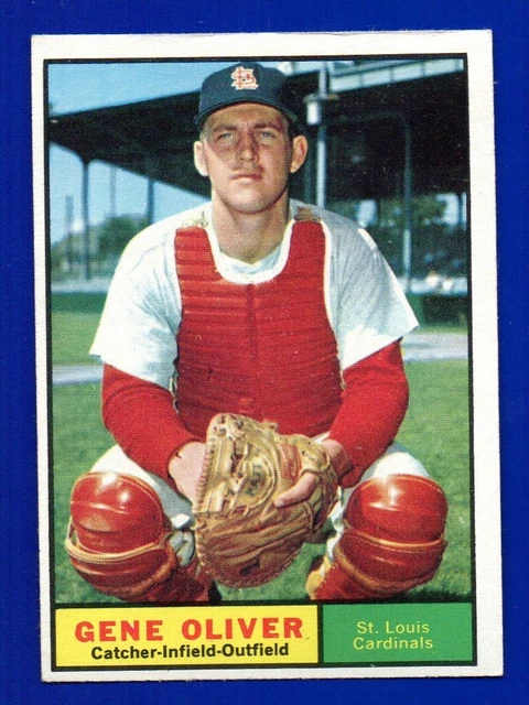 GENE OLIVER CARDINALS 1961 Topps #487 Vg-Ex+ Pas De Plis EUR 2,59 ...
