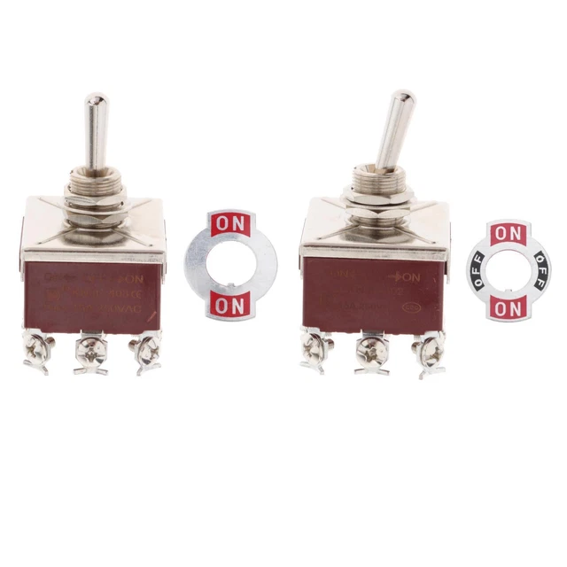 HEAVY DUTY TOGGLE Switch Flick Car 250V 15A E-TEN Waterproof Cover £6. ...