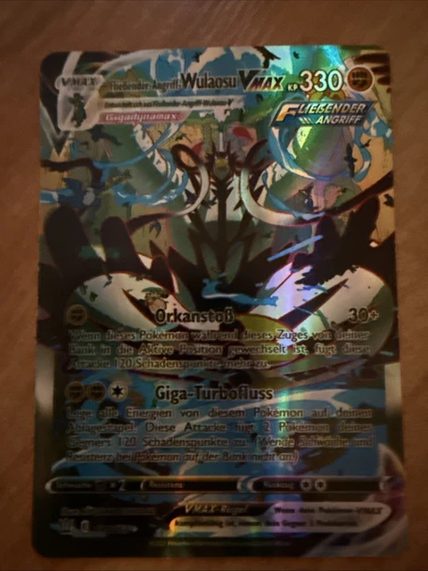 POKÉMON FLIESSENDER ANGRIFF Wulaosu VMAX EUR 150,00 - PicClick DE