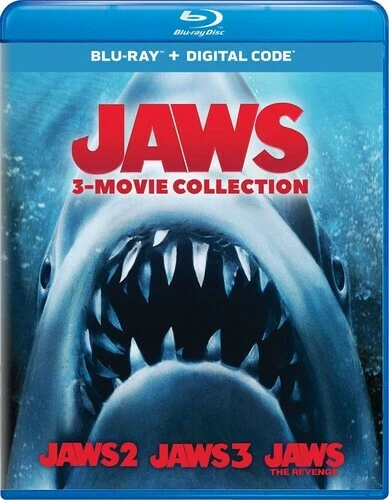 JAWS: 3-MOVIE COLLECTION (Blu-ray + Digital) NEW Factory Sealed, Free Shipping EUR 8,46 ...