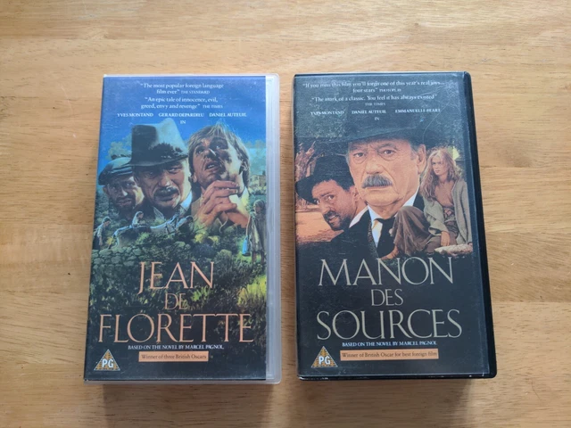 JEAN DE FLORETTE And Manon Des Sources VHS Bundle Video £6.99 - PicClick UK