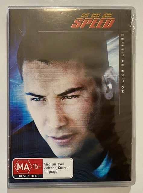 SPEED DVD DEFINITIVE Edition Movie Keanu Reeves Sandra Bullock Region 4 ...