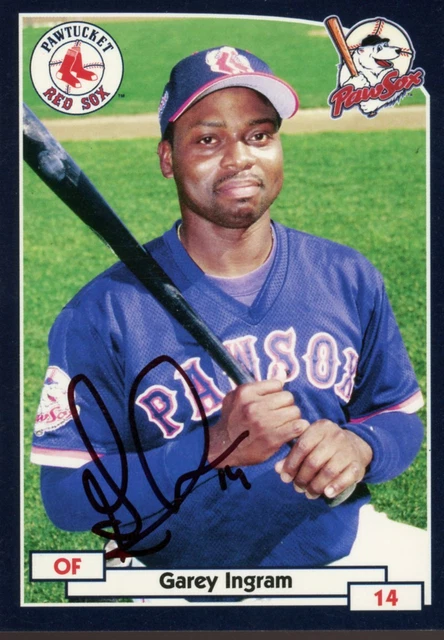 2000 PAWTUCKET RED Sox GAREY INGRAM carte signée autographe DODGERS EUR ...