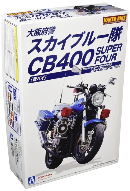 AOSHIMA BUNKA KYOZAISHA 1/12 Naked Bike No.SP Honda CB400 SUPER FOUR Osaka Prefe EUR 46,98 ...
