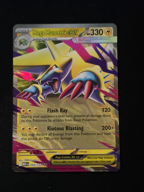 MEGA MANECTRIC EX 050/132 Pokemon TCG Mega Evolutions English Card £2. ...