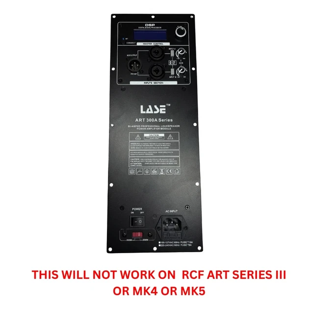 REPLACEMENT AMPLIFIER MODULE for RCF ART SERIES 310A, 312A, 315A, 322A ...