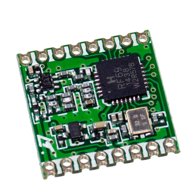 RFM69HCW-433-S2 HOPERF 433MHZ Radio Module Ism Transceiver +20 Dbm Fsk ...