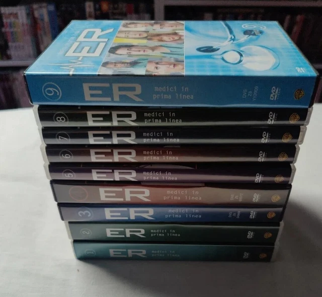 DVD ER MEDICI In Prima Linea Stagione 1 2 3 4 5 6 7 8 9 Collezione ...