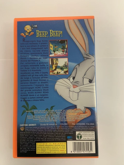 VHS LOONEY TUNES Bugs Bunny Road Runner Movie Beep EUR 8,90 - PicClick IT