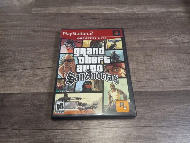 GRAND THEFT AUTO GTA San Andreas PlayStation 2 PS2 Complete in Box (No ...