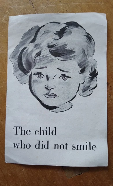 NSPCC CHILD WHO Did Not Smile Vintage Booklet Pamphlet 1950s EUR 1,16 ...
