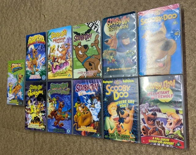 11 X SCOOBY-DOO'S VHS video tapes original batman bumper edition full ...