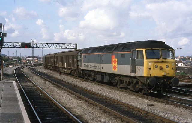 COLOUR SLIDE, CLASS 47, 47360 railfreight distribution livery, Oct 98 £ ...