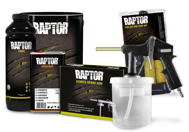 UPOL RAPTOR LACK in Flaschen und Gebinden inkl. Härter und Werkzeuge ...
