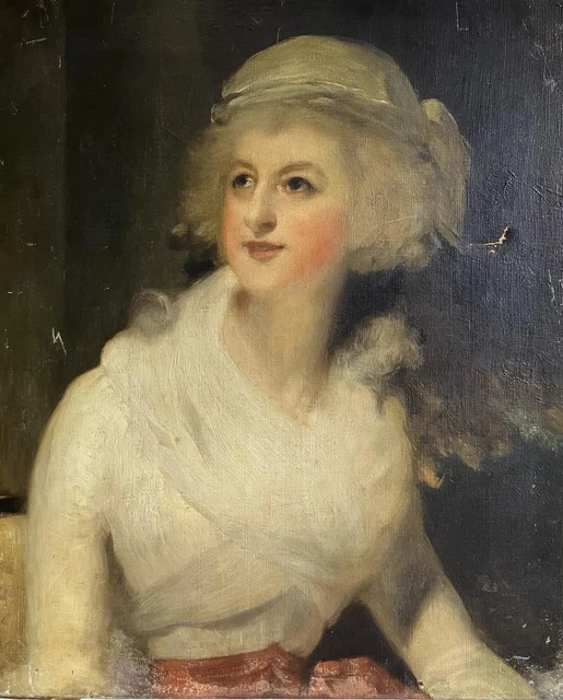 ANTIQUE OIL PAINTING British Regency Portrait Painting RAEBURN ...