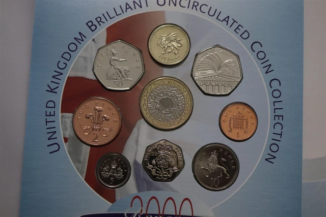 🧭 🇬🇧 UK Gb 2000 Royal Mint Coin Set B75 #45 Bx13 EUR 26,42 - PicClick IT