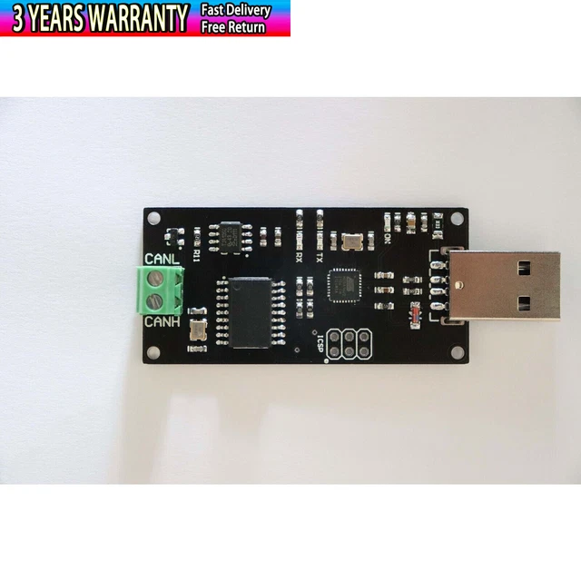 CAN BUS ANALYZER USB to CAN Adapter w/PC Software Supports Secondary ...